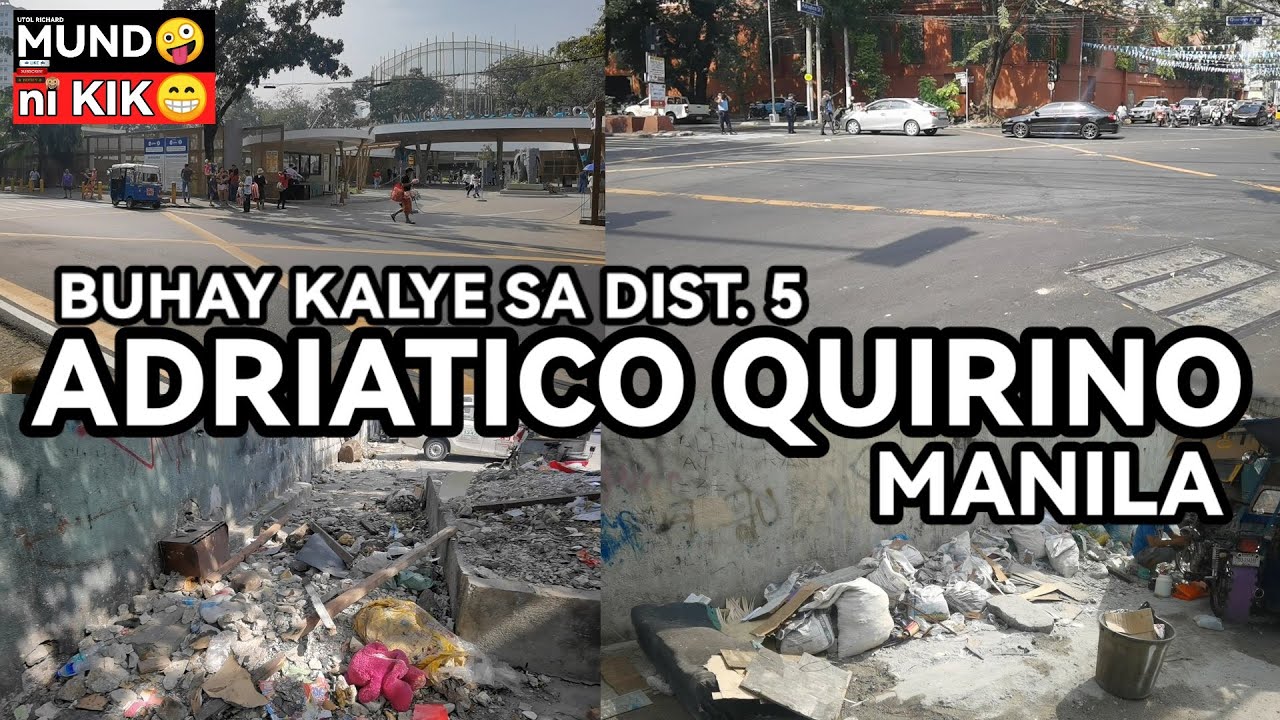 Grabe ganito na sila sa kalye ng dist.5 ng maynila SAYANG/mundo ni kiko ...