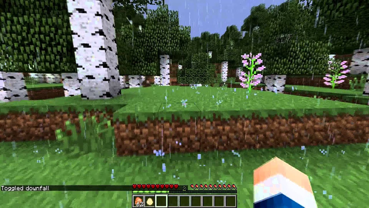 Minecraft: Mod Showcase | "Better Rain Mod" - YouTube
