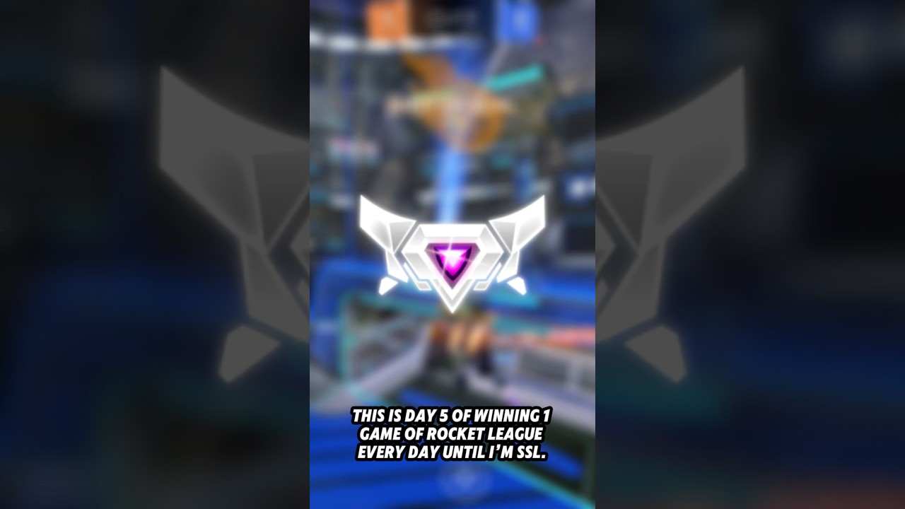 DAY 5 OF WINNING 1 GAME OF ROCKET LEAGUE EVERY DAY UNTIL I’M SSL! # ...