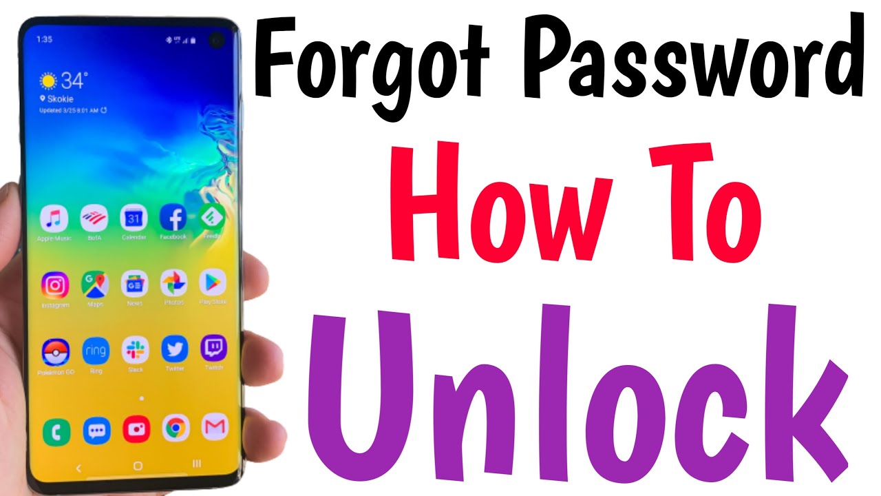 How To Unlock Mobile If Forgot Pin Lock | Reset Mobile Password ...