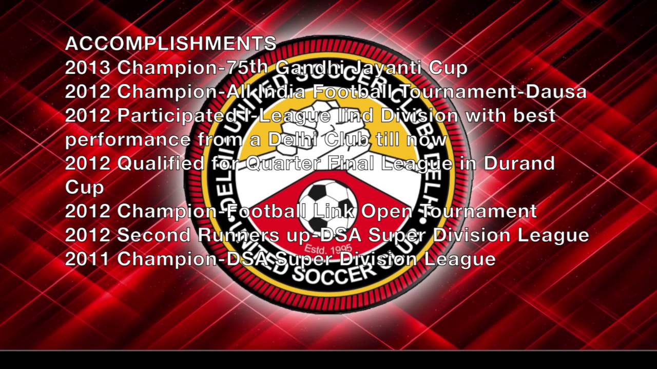 DELHI UNITED FOOTBALL CLUB - YouTube