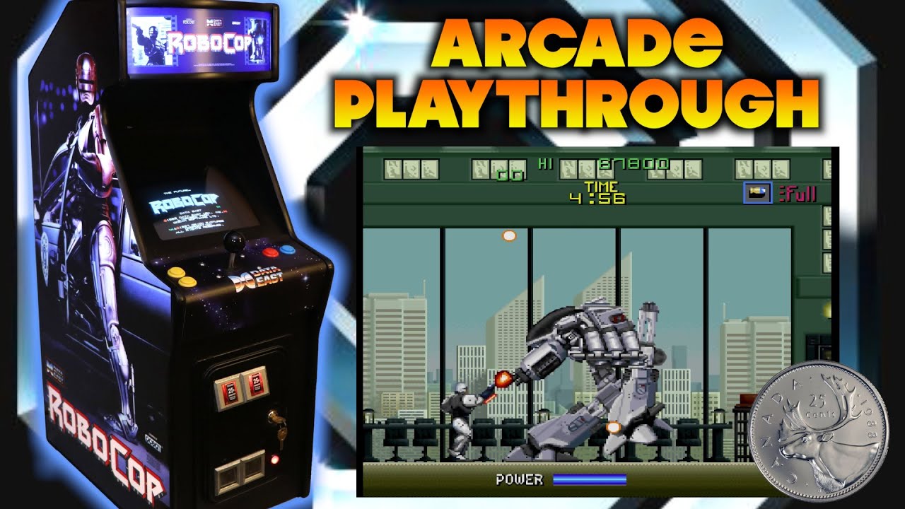 Classic Arcade Playthrough: ROBOCOP (1988) - YouTube