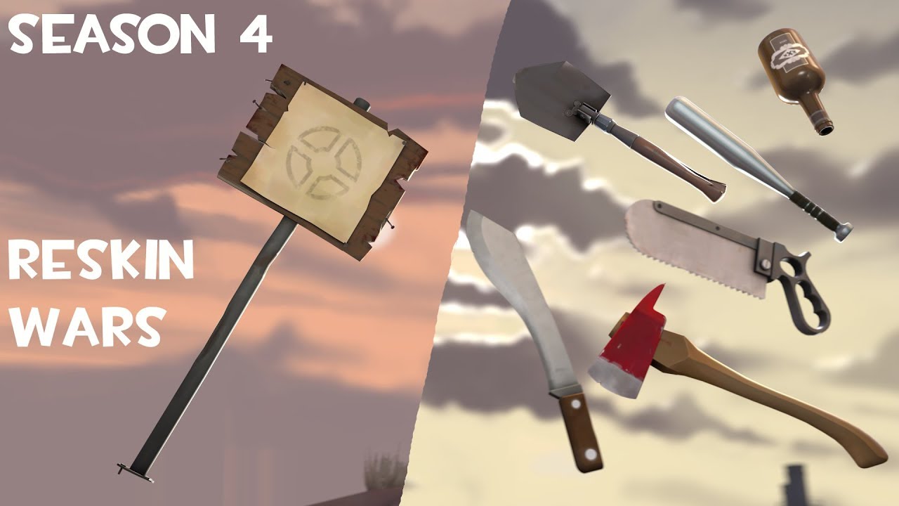 Conscientious Objector(sign) vs Stock Melee, Reskin Wars! (Season 4 ...