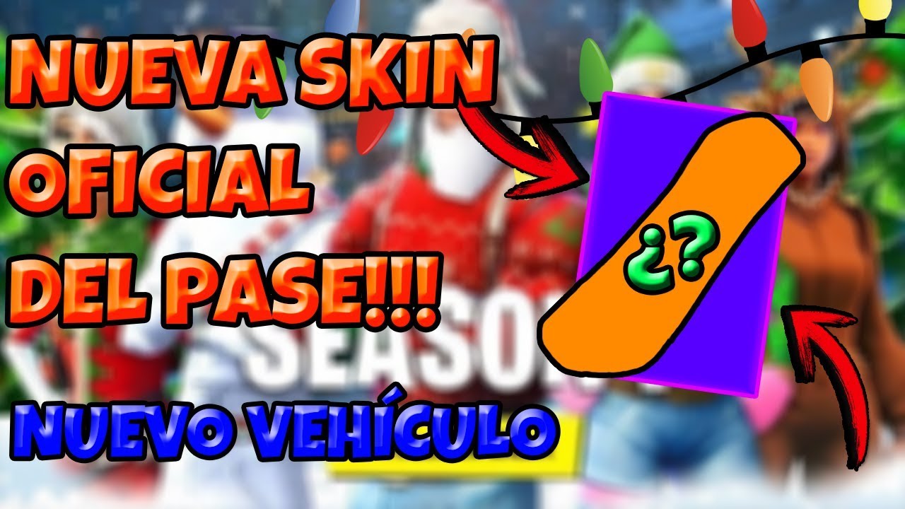 NUEVO *SNOWBOARD* en Fortnite SKIN *OFICIAL* del PASE de BATALLA 7 ...