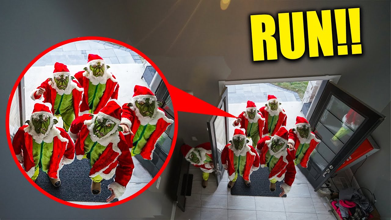 if you ever see THE GRINCH ARMY OUTSIDE YOUR HOUSE, RUN!! (THEY WANT ...