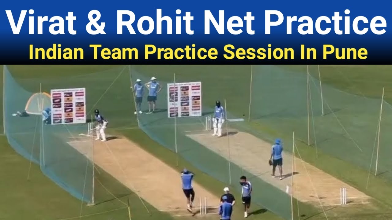 Virat Kohli & Rohit Practice Together In Pune | Indian Cricket Team ...