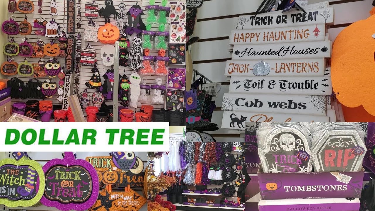 DOLLAR TREE HALLOWEEN DECOR SHOP WITH ME DOLLAR TREE|DOLLAR TREE ...