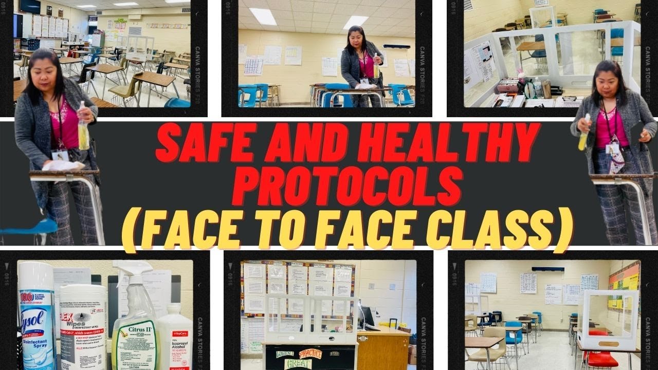 Back to School Health and Safety Classroom Protocols I US Classroom ...
