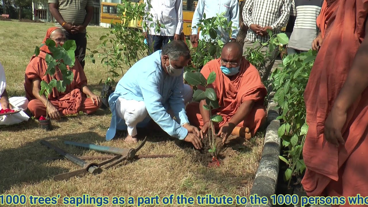 Tree Plantation by Holy Saints for a great Cause... - YouTube