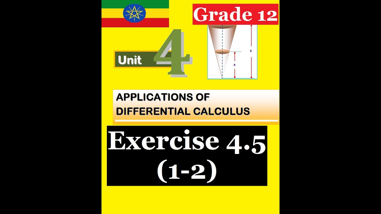 Mathematics Grade 12 Unit-4 Exercise 4.5 (1-2)@Girma21 - YouTube