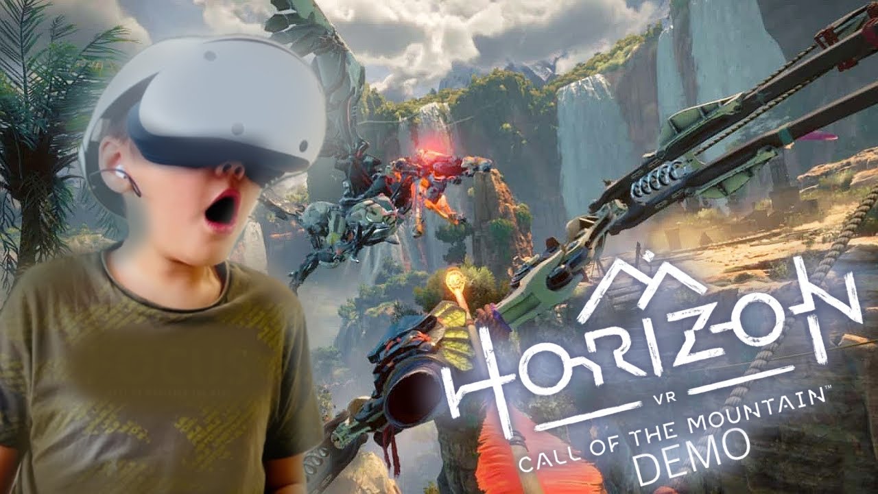 HORIZON VR CALL OF THE MOUNTAIN™️ ОЧЕНЬ РЕАЛИСТИЧНОЕ ИГРА НА VR2 PS5🤩 ...