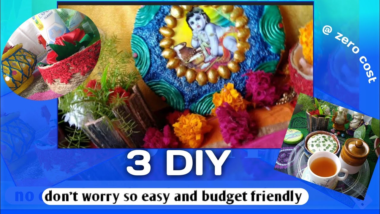 3 Amazing DIY ideas from waste material | Diy wall hanging craft ideas ...