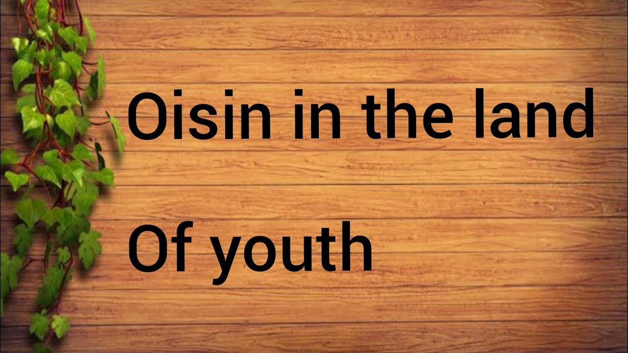 OISIN IN THE LAND OF YOUTH | CELTIC MYTHOLOGY | TAMIL - YouTube