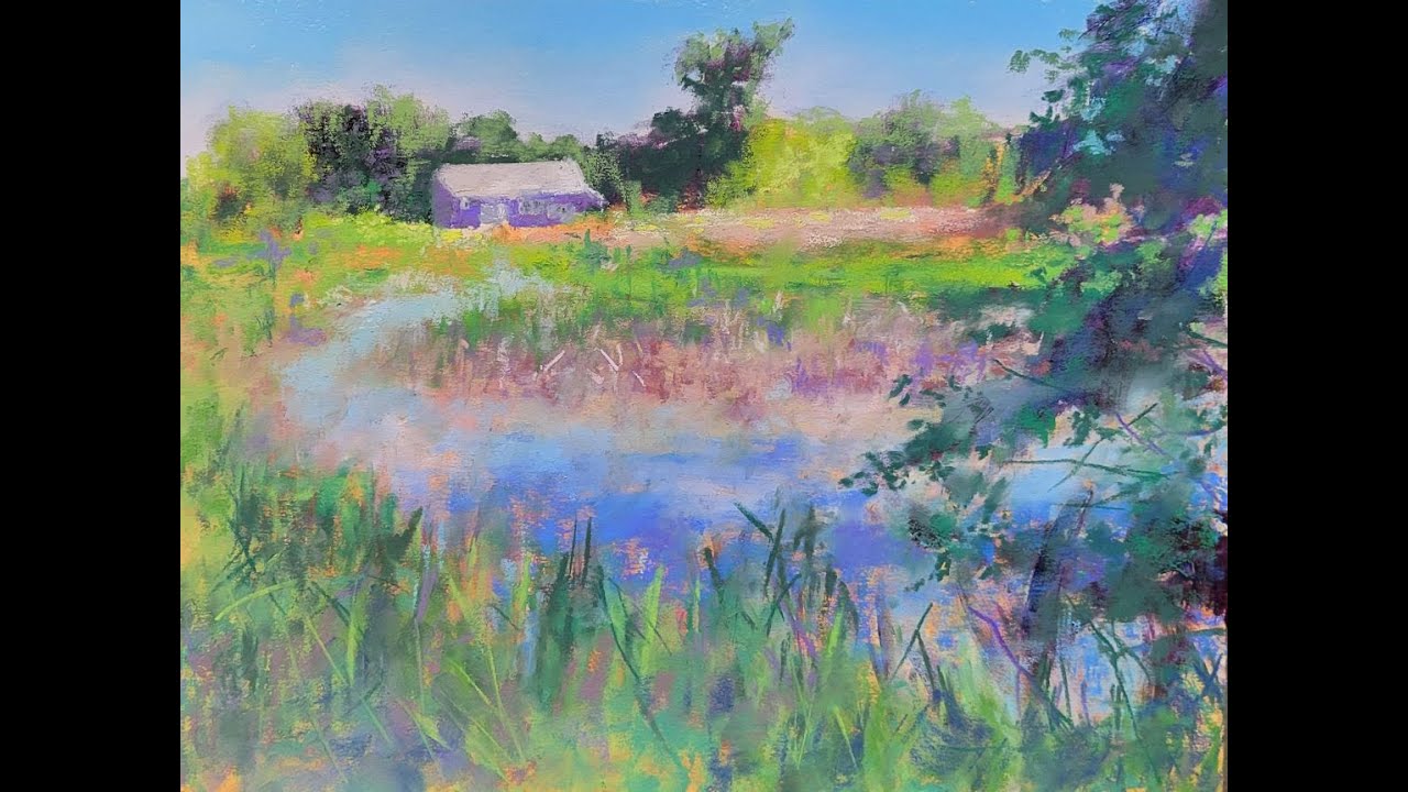 "On Golden Pond" pastel painting demo. - YouTube
