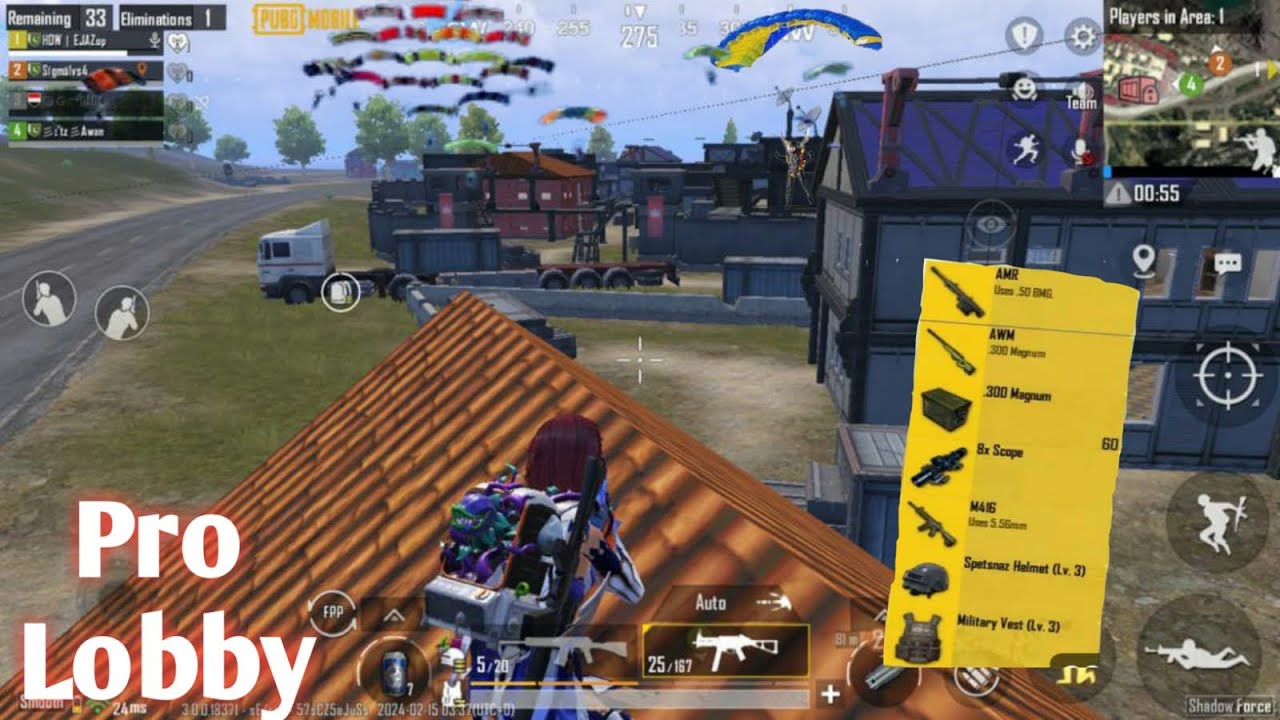 OMG PRO LOBBY IN MY GAME PUBG MOBILE | it’z Awan Gaming | - YouTube
