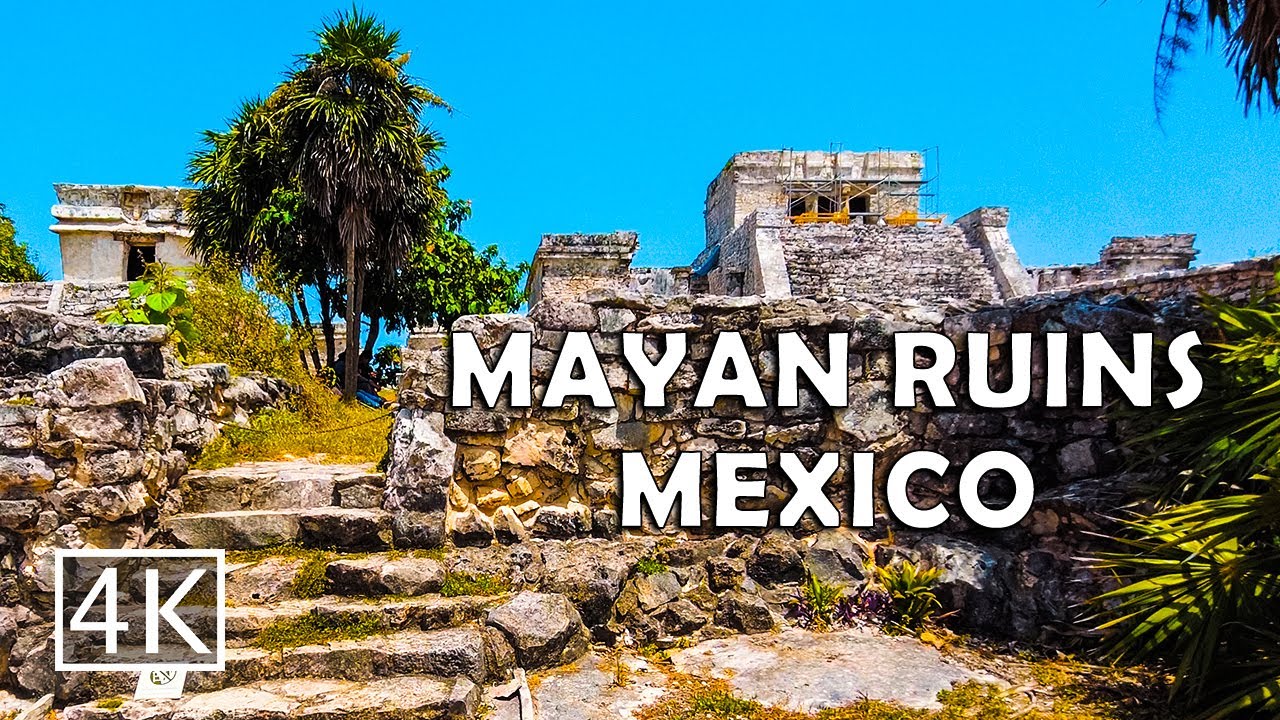 [4K] Mayan Ruins of Tulum - Mexico - Walking Tour - YouTube