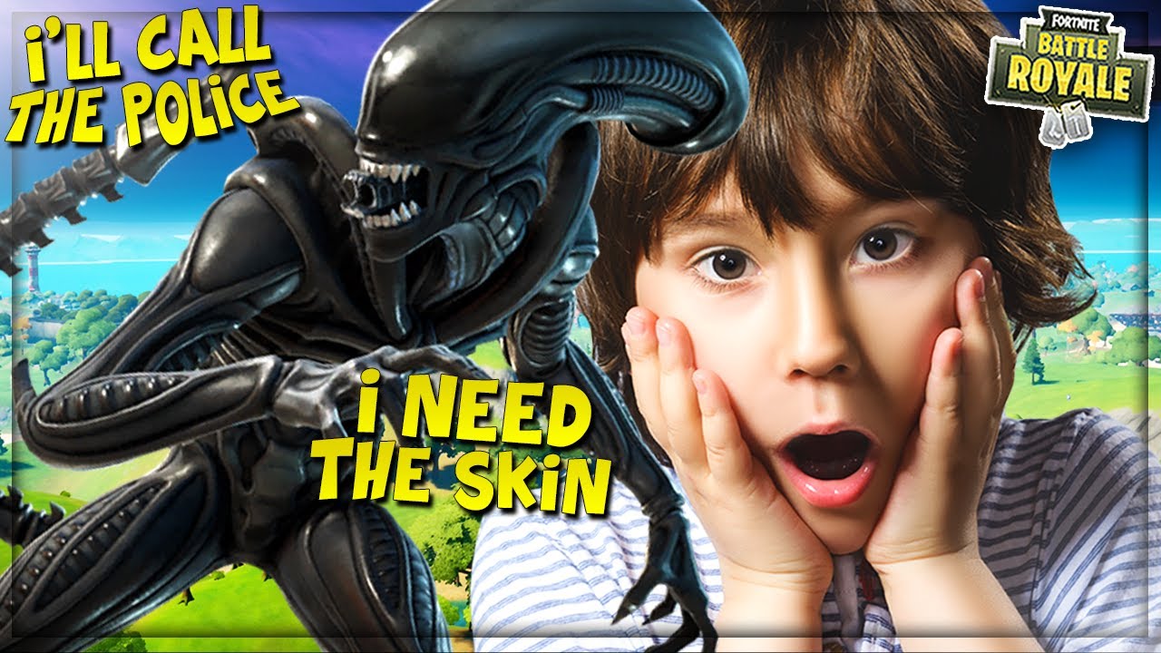 ANGRY NOOB BEGS FOR *NEW* “XENOMORPH” ALIEN BUNDLES IN FORTNITE ...