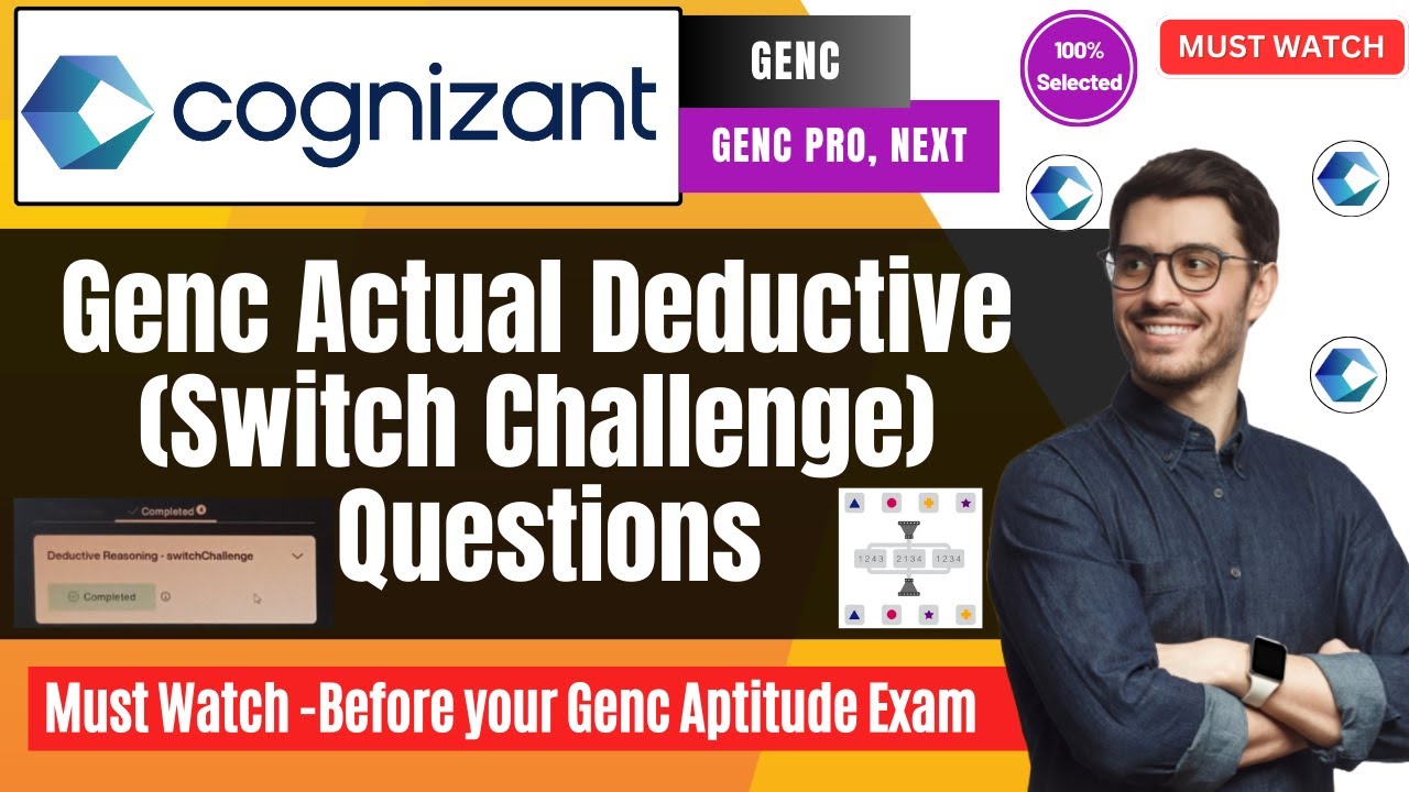 🔥Cognizant Actual Gamified Questions | Deductive-Switch Challenge ...