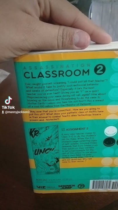 On Monday I Bought A Manga Assassination Classroom