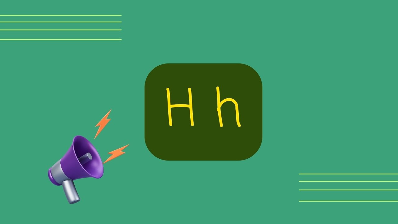 Letter H | Phonics | Dream World KIDS - YouTube