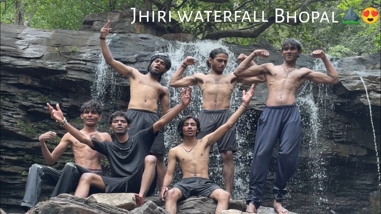 Hidden Gem Jhiri waterfall bhopal Vlog⛰️ ️ #bhopal#waterfall# ...
