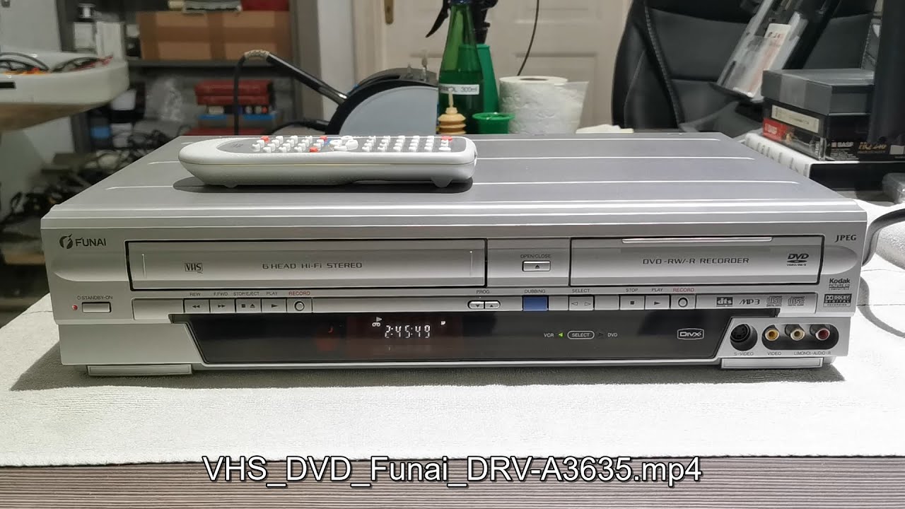 VHS DVD Funai DRV-A3635 - YouTube