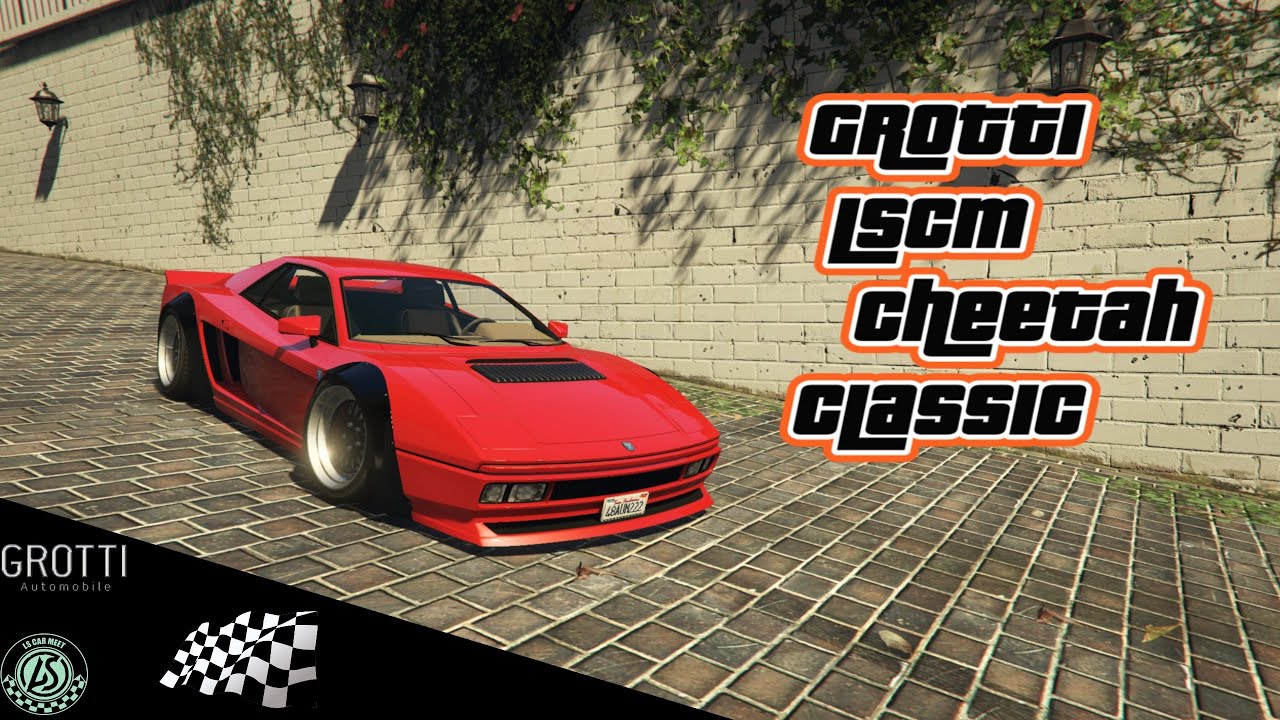 Grand Theft Auto V Online Grotti LSCM Cheetah Classic showcase - YouTube