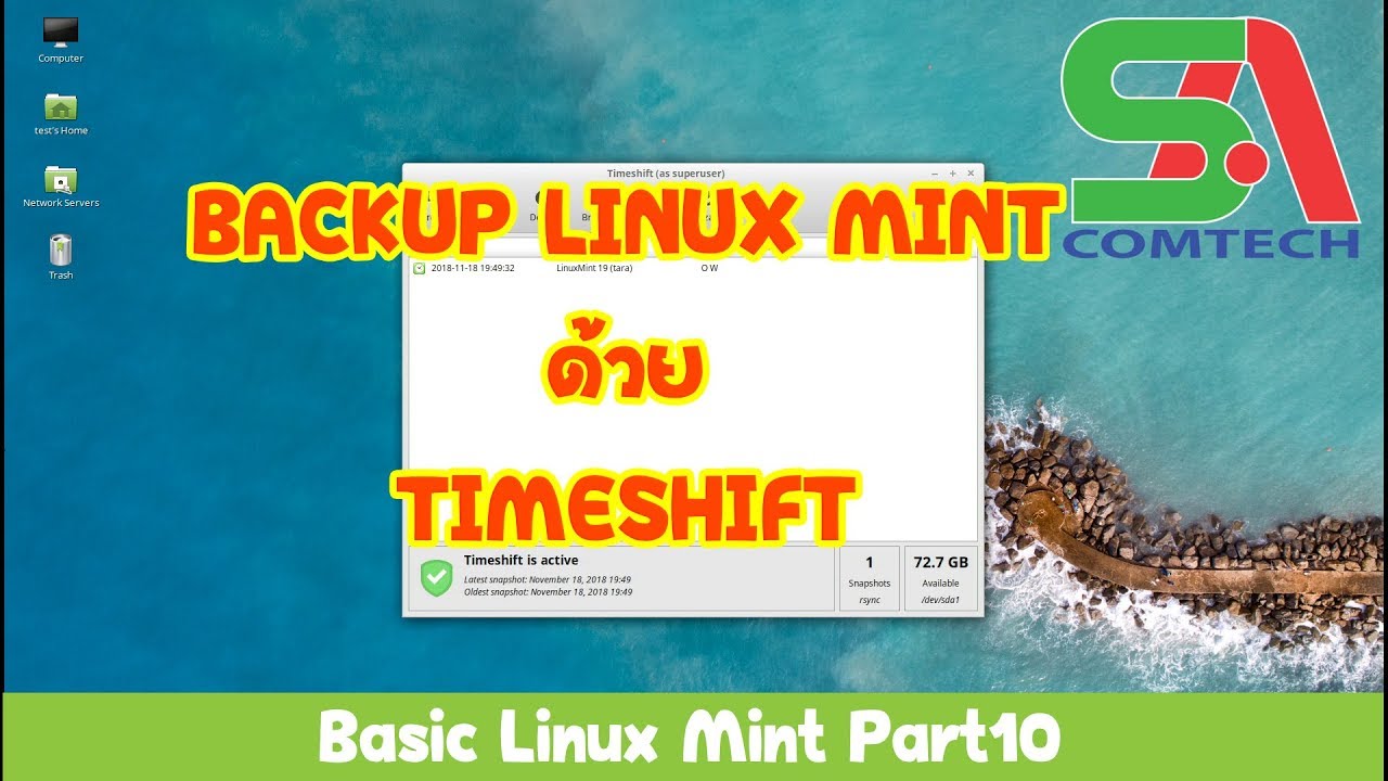 Basic Linux Mint Part10 Timeshift System Snapshots - YouTube