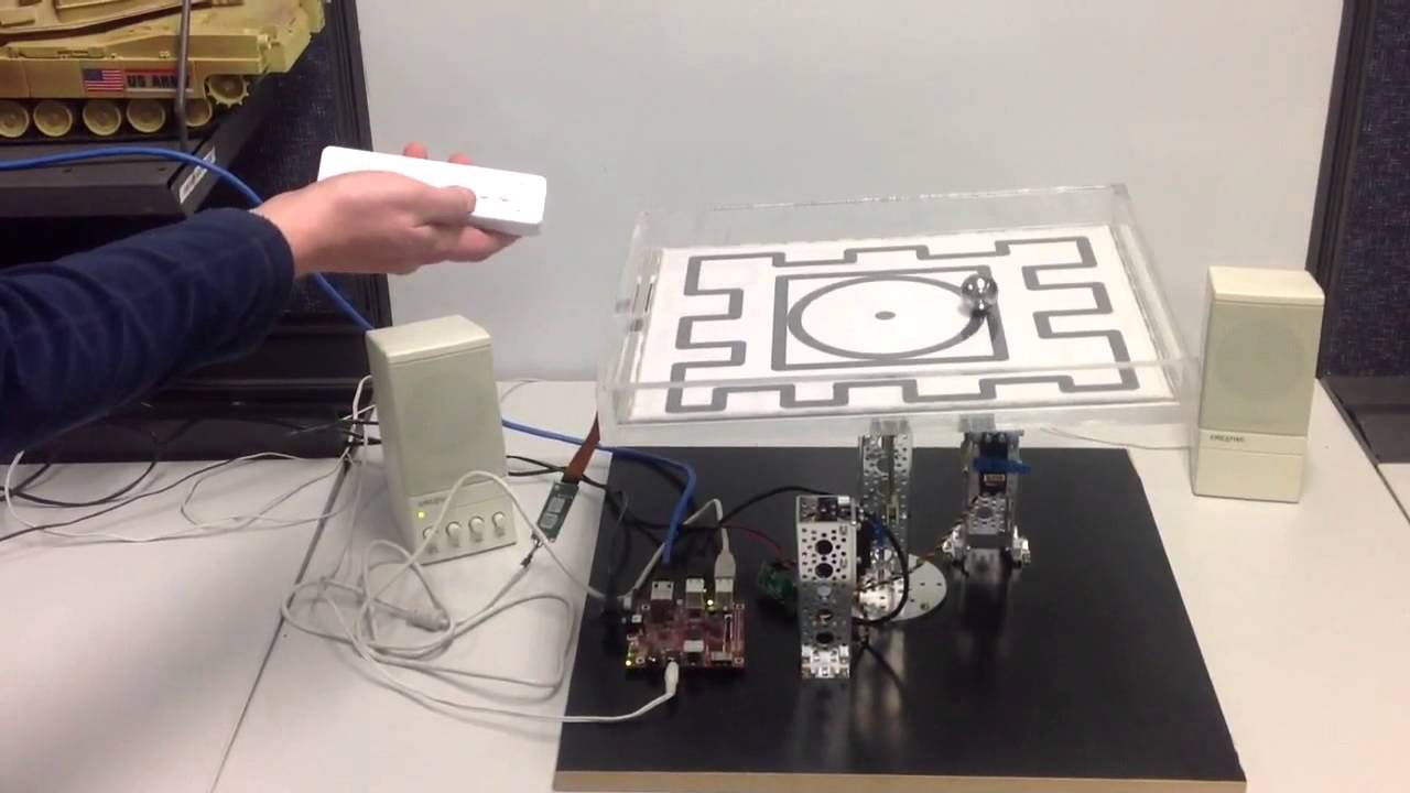 Ball and Plate balancing system demonstrator - YouTube