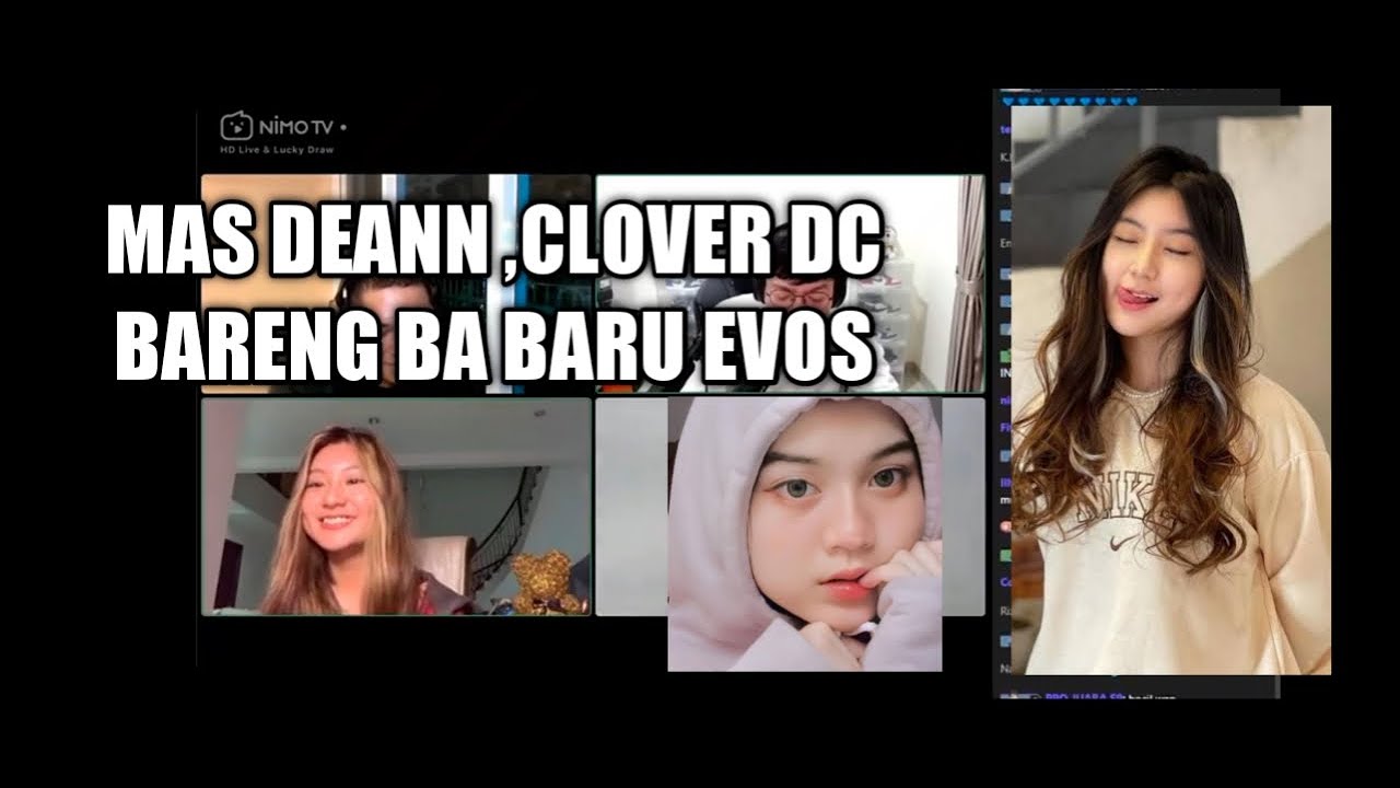 Pertama Kali SHANNON dan UNA BA Baru EVOS DC bareng mas Dean ,Clover ...