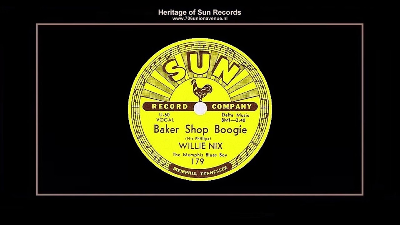 (1953) Sun 179-A ''Baker Shop Boogie'' Willie Nix - YouTube