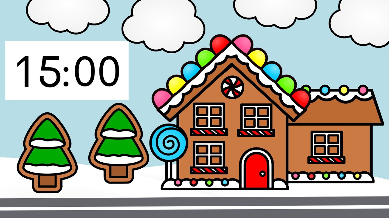 Christmas 15 Minute Classroom Rotation Timer + 2 Minute Clean Up Timer ...