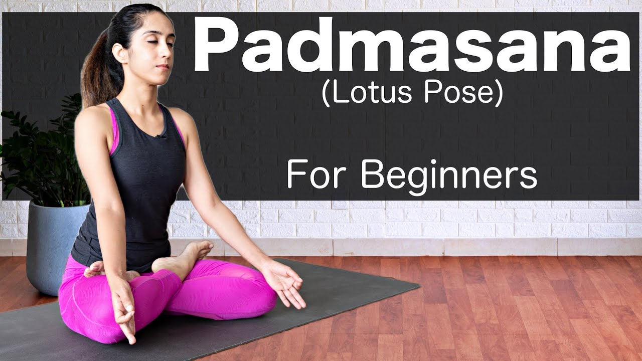 Padmasana for beginners | Lotus Pose | Yogbela - YouTube