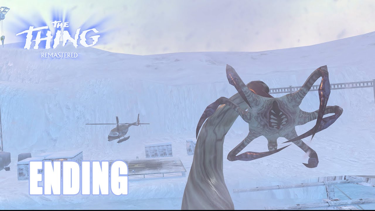 The Thing Remastered Ending and Final Boss Fight 4K Gameplay - YouTube