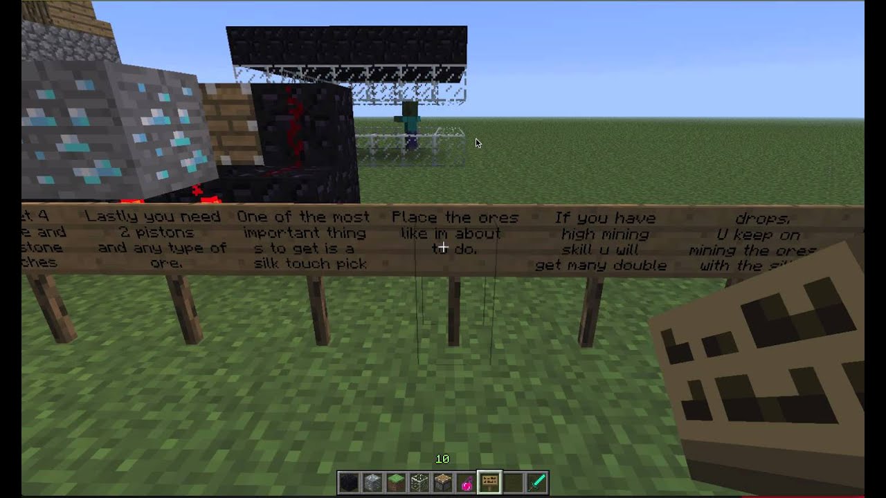 Minecraft mcmmo Ore Duplicator - YouTube