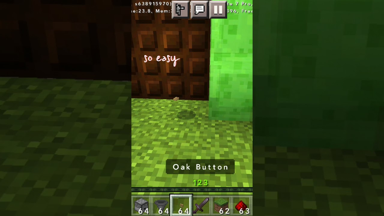 How To Make A Doorbell In Minecraft minecraft shorts YouTube how-to-make-a-doorbell-in-minecraft-minecraft-shorts-youtube