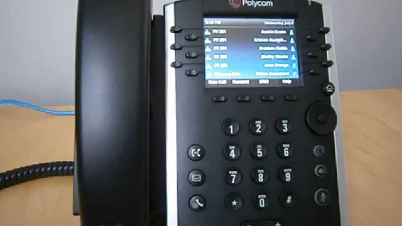 How to Answer a Call with a Polycom VVX400 - YouTube