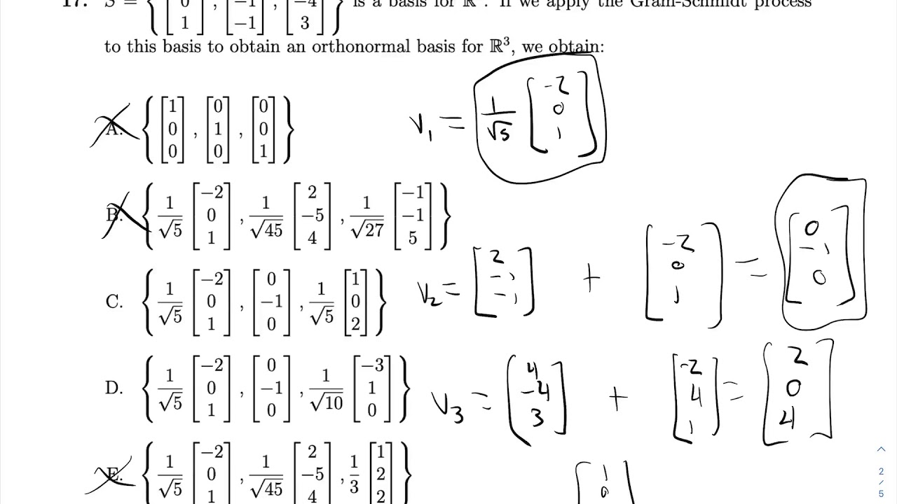 The Gram-Schmidt process - YouTube