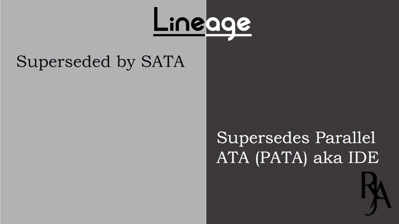 DIFFERENCE BETWEEN IDE AND SATA - YouTube