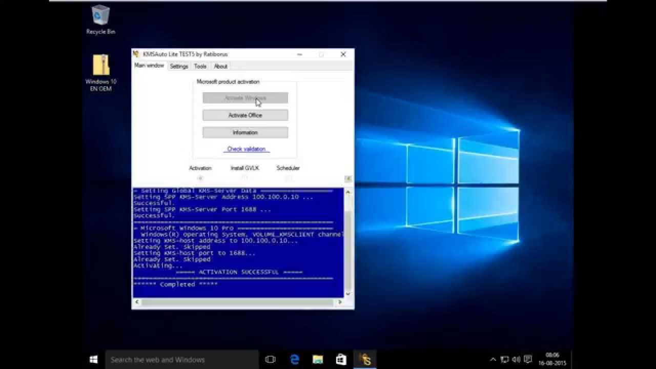 How to Activate Windows 10 - YouTube