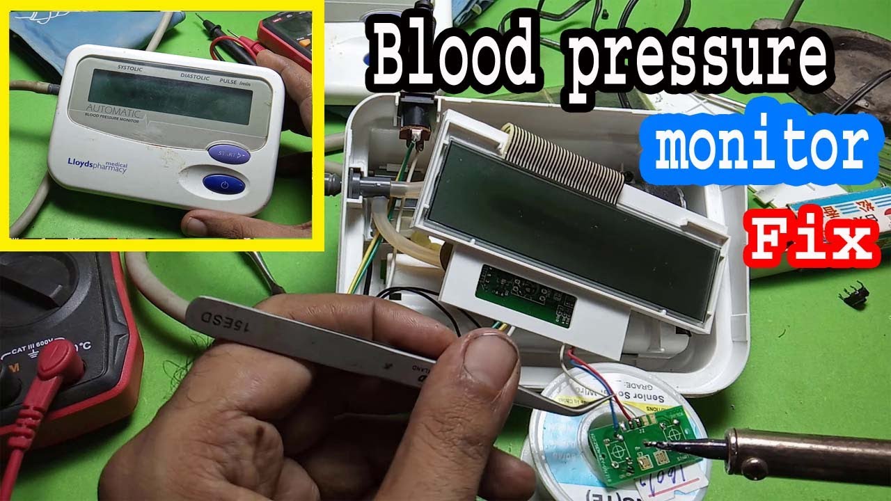 Repair blood pressure/ BP monitoring machine electronics - YouTube