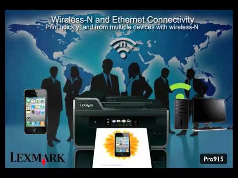 Lexmark Pro915 - YouTube