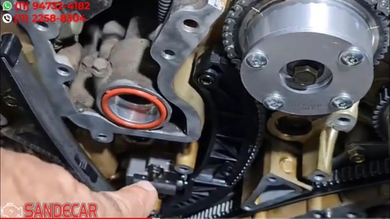 Hyundai Santa Fe 3.5 revisão preventiva mais troca das polias CVVT - YouTube