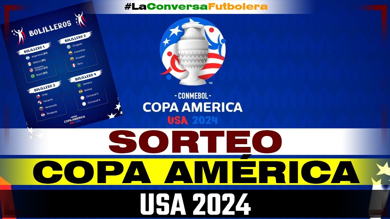 SORTEO COPA AMÉRICA 2024 - EN VIVO - YouTube