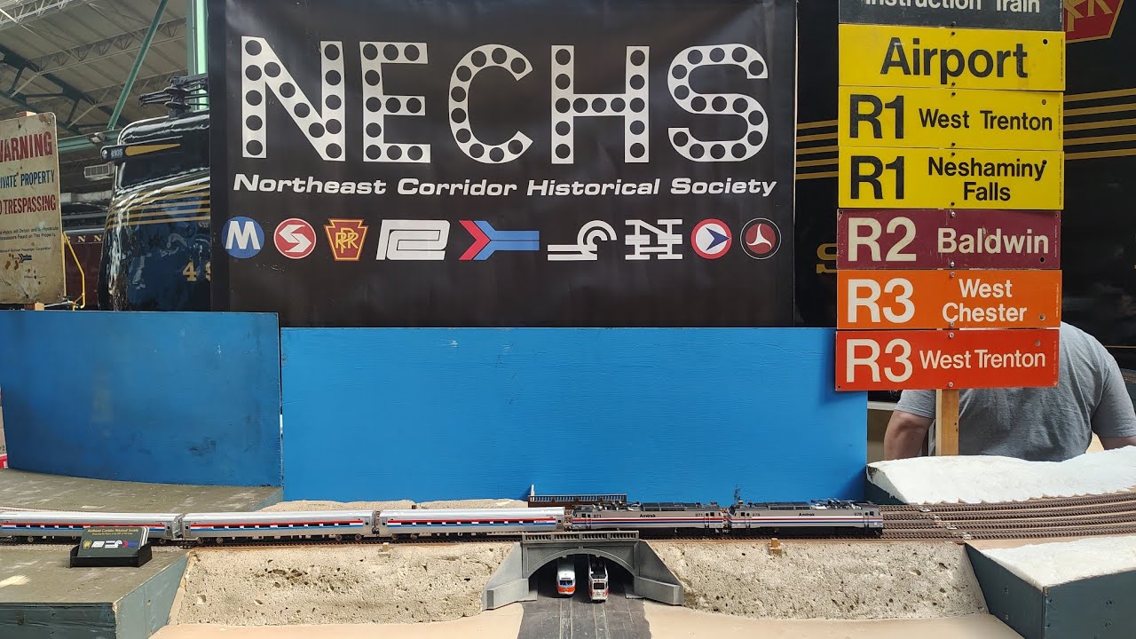 VD184: NECHS at the Railroad Museum of Pennsylvania model railroad days ...
