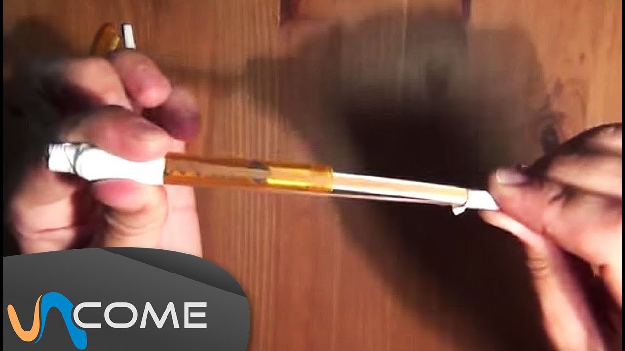 Come fare una pistola a pallini con una biro - YouTube