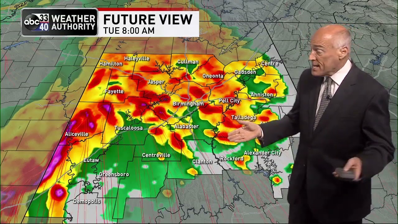 ABC 33/40 News Evening Weather Update - Monday, April 4, 2022 - YouTube