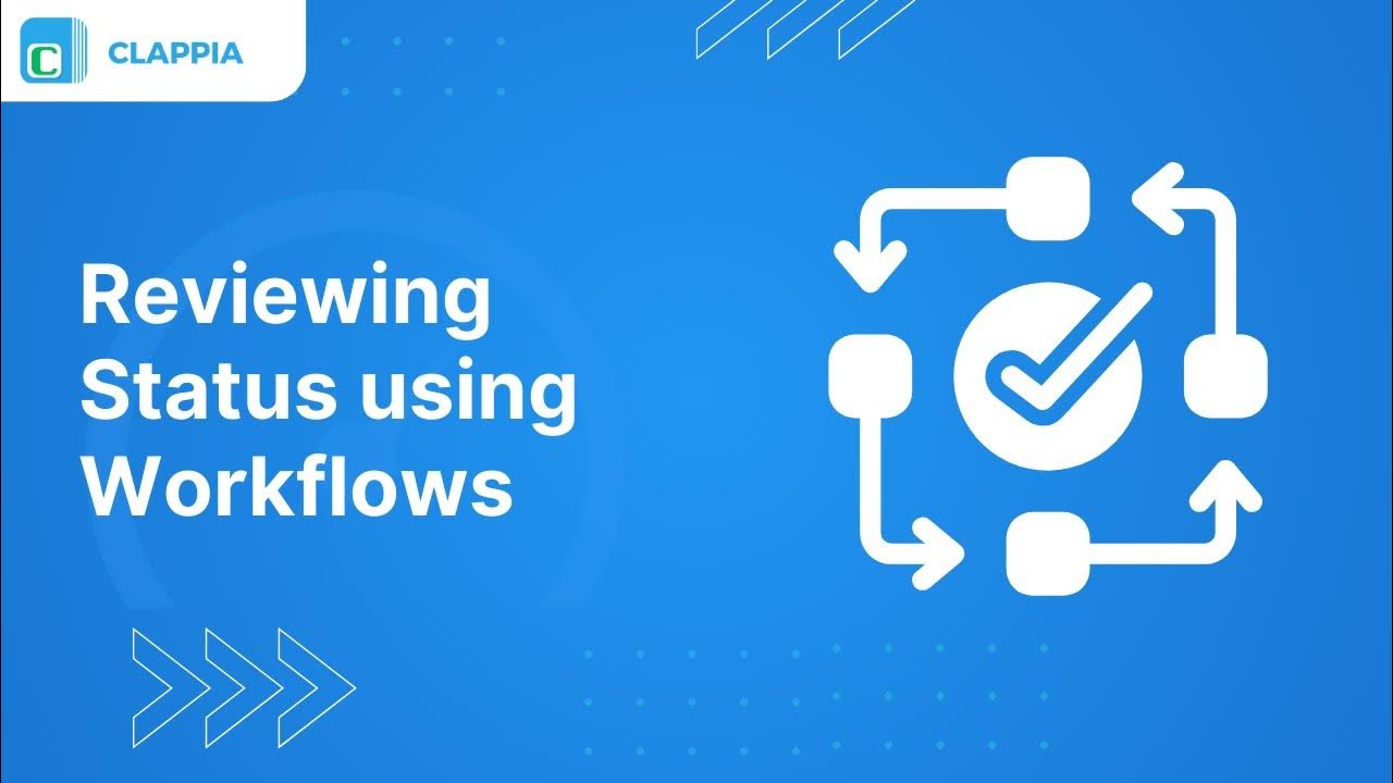 Review Status using Workflows Clappia App Building No-Code Low-Code Platform - YouTube