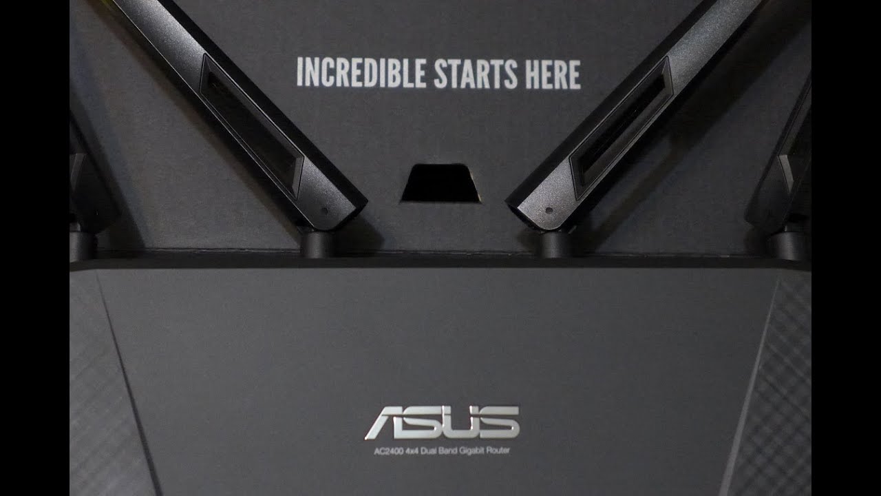 ASUS RT-AC87U (Rev A1) AC2400 - Unboxing - YouTube