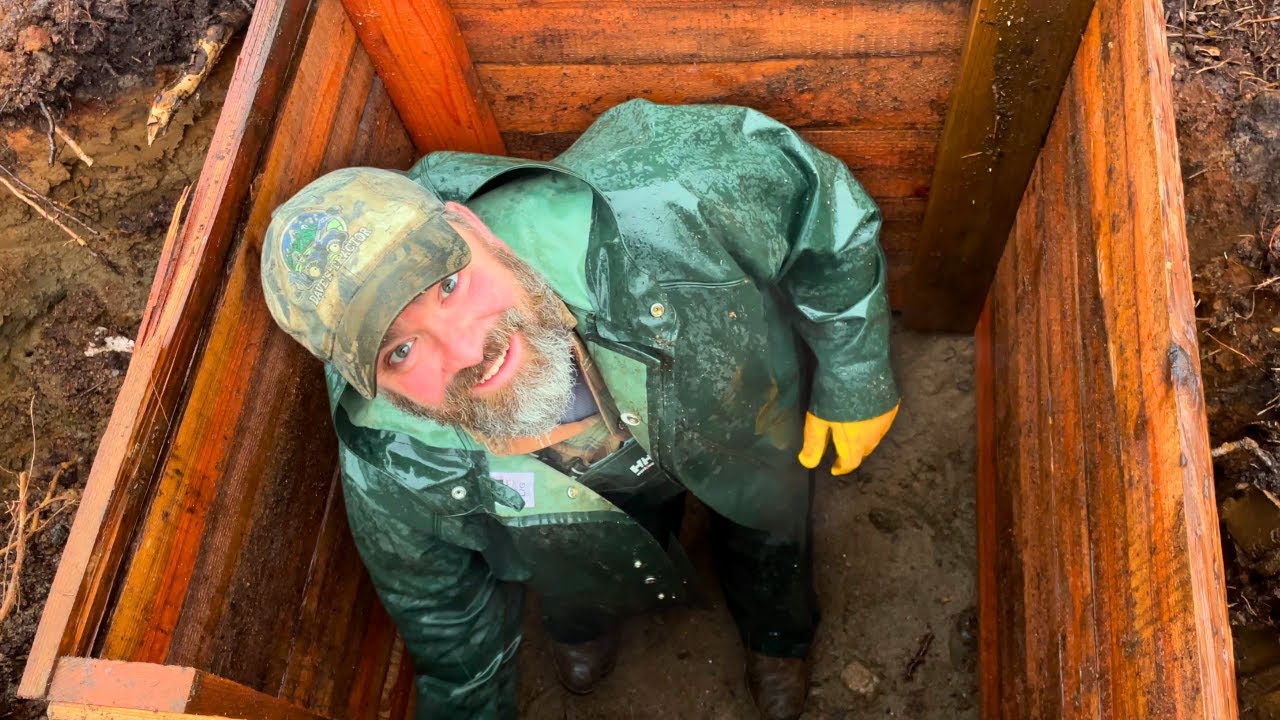 Alaska Off-Grid Cabin Life - Starting an Epic Outhouse - YouTube